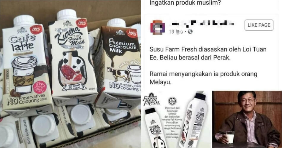 "Kaji dulu sebelum boikot" - Produk Tenusu Farm Fresh Dilempar Tuduhan Berbaur Perkauman, Lelaki ...