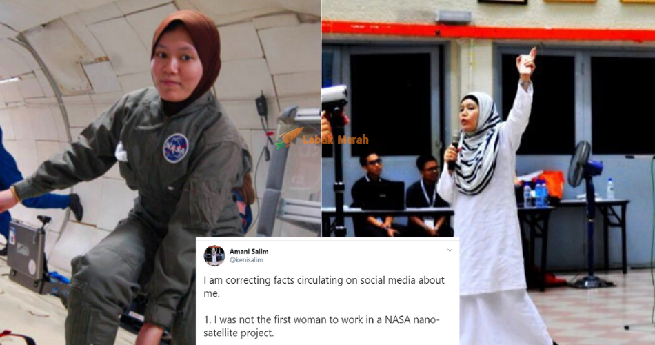 Ini 3 Fakta Mengenai 'WANITA NASA' Dr. Amani Salim Yang Ramai Salah Faham - Lobak Merah