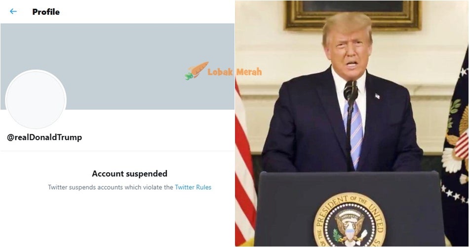 Akaun Twitter Donald Trump Kena Ban Sebab Ada Tweet Yang Berunsur ...