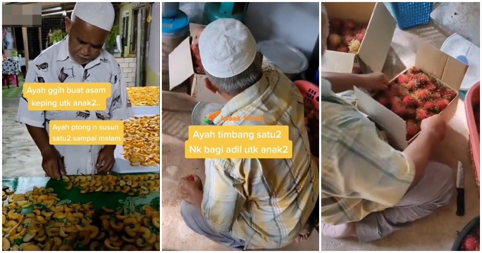 "Ayah timbang satu2 nak bagi adil untuk anak2" - Netizen Sebak Lihat ...