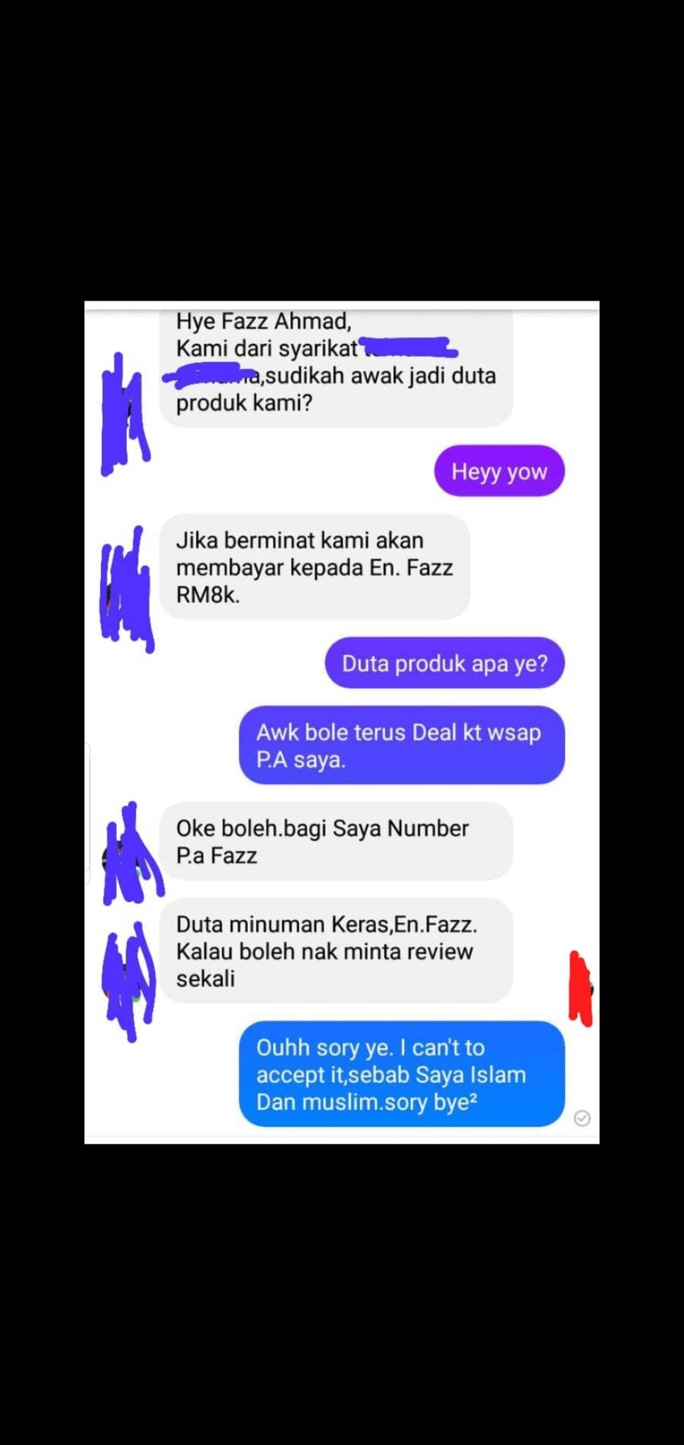 Ramai Puji Fazz Ahmad Tolak Tawaran Jadi Duta Minuman Keras, Tapi Ada ...