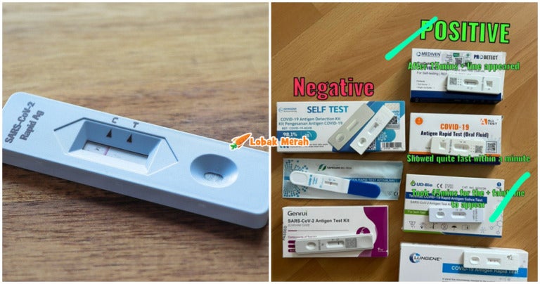 "Bila guna yang kiri kata negative" - Individu Kongsi Alat Self Test ...