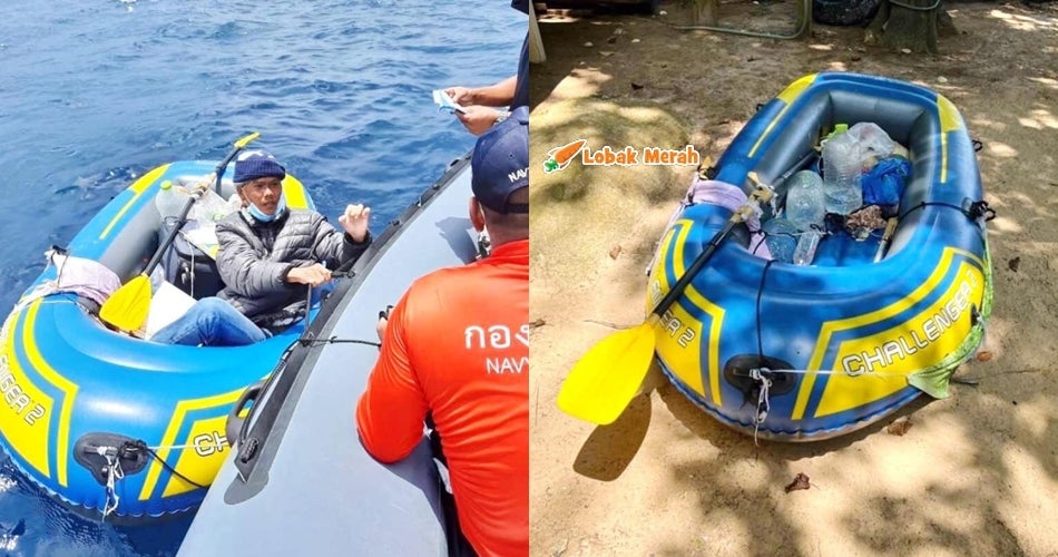 2 Tahun Terpisah, Lelaki Nekad Dayung Bot Dari Phuket Ke India Untuk ...