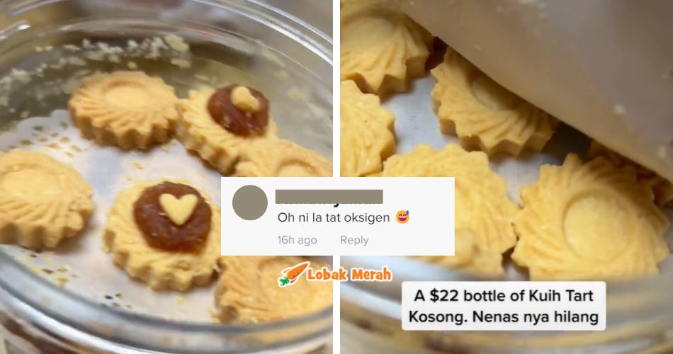 “Ini dikira tart oksigen ke?” - [VIDEO] Gadis Kena ‘Scam’, Beli Tart Nenas Tak Ada Inti - Lobak ...