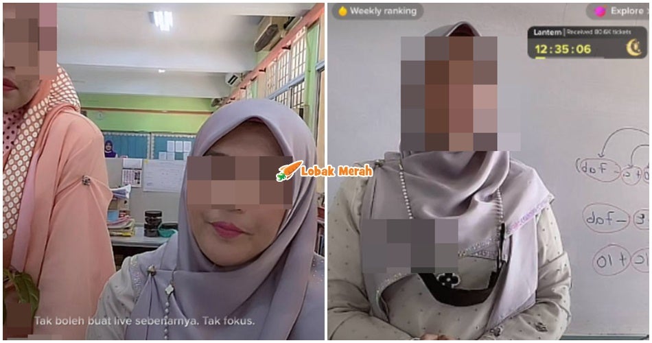 "Bila komen terus kena block" - Cikgu Mengajar Sambil Live TikTok Dikecam - Lobak Merah