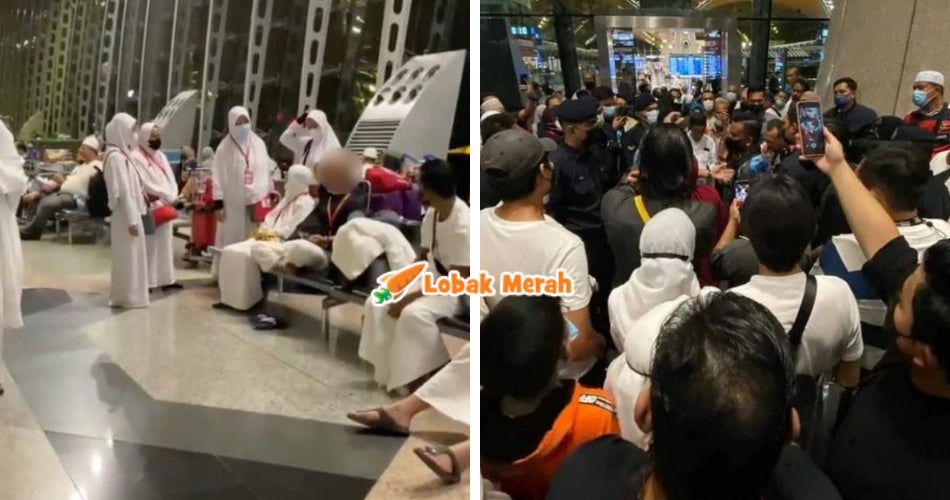 Bayaran Cecah RM 40K & Pemegang Pasport 'Ghaib', 380 Jemaah Haji Terkandas Di KLIA - Lobak Merah