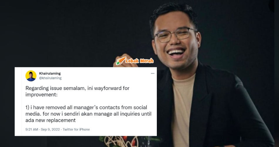 "He's my friend, and I trust him" - Khairul Aming Mohon Maaf Isu Manager 'Kekwat' - Lobak Merah