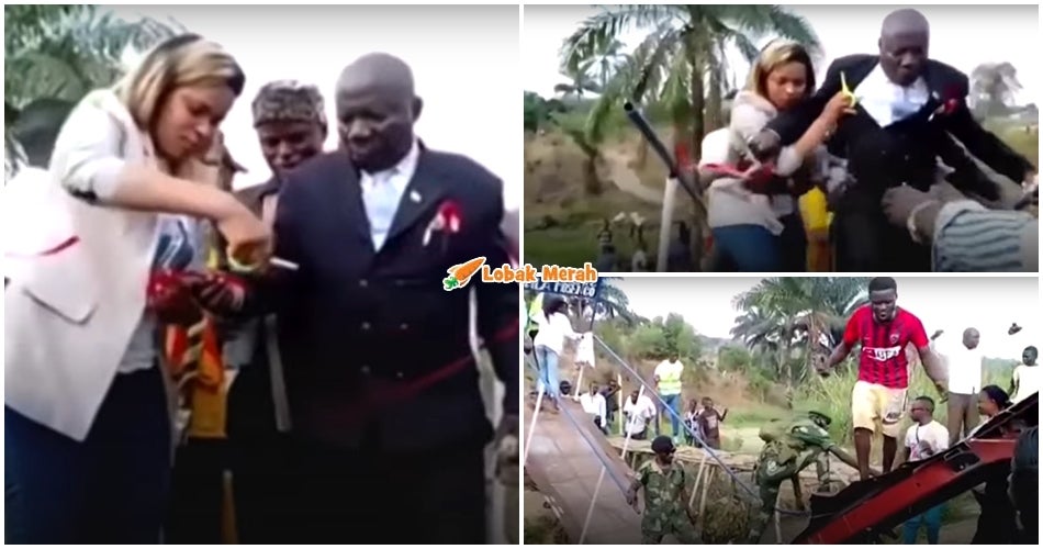 VIP Baru Potong Riben Ketika Majlis Perasmian, Tapi Jambatan Dah Runtuh ...