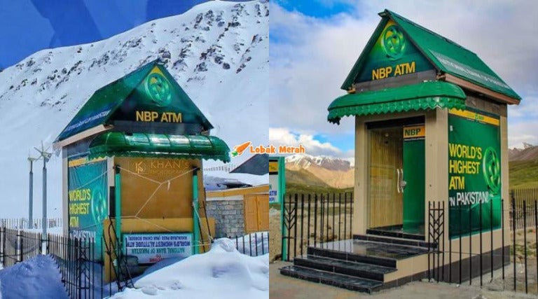 Mesin ATM Atas Gunung Ini Diiktiraf Paling Tinggi Di Dunia, Terletak ...