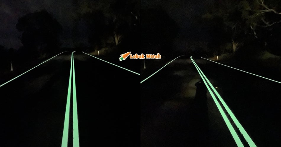 Genius! Jalan Raya Di Australia Bercahaya Dalam Gelap Untuk Mudahkan ...