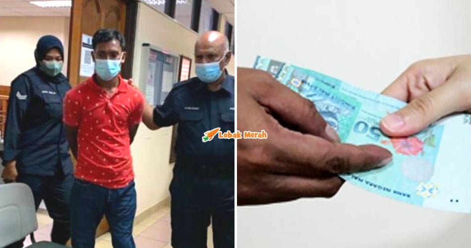 Gara-gara Cuba 'Bayar' Sarjan Polis RM50, Lelaki Bangladesh Kena Denda RM3,000 - Lobak Merah