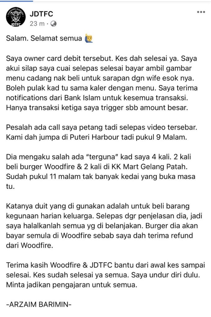 Individu Buat 4 Kali Transaksi Guna Kad ATM Curi, Tapi Netizen Pelik ...