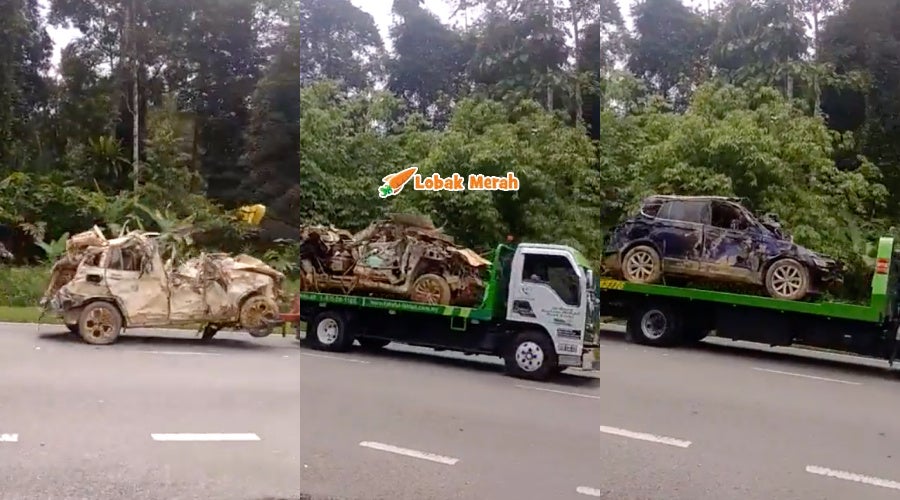 "Habis remuk" - Ramai Sebak Tengok Kondisi Kereta Mangsa Tanah Runtuh ...