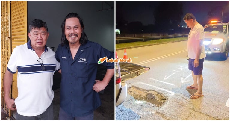 "Tak payah tunggu majlis" - Uncle Kentang Saran Orang Ramai Bantu Baiki Jalan - Lobak Merah