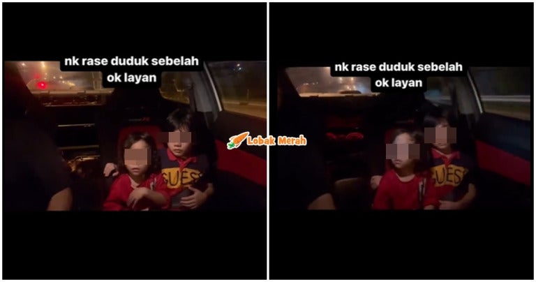 Takut Je Muka Video Lelaki Bawa Budak Kecil Racing Kereta Dikecam Netizen Lobak Merah