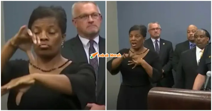 Derlyn Roberts: Wanita Menyamar Jadi Penterjemah Bahasa Isyarat Masa ...