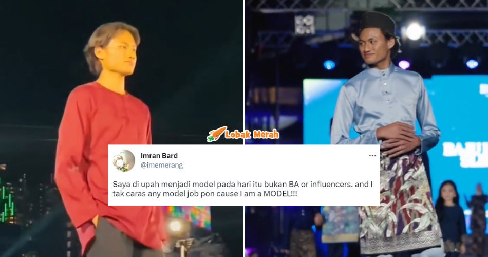 "I am a model!" - Imran Bard Bengang Dikatakan Caras 'Job' Model ...