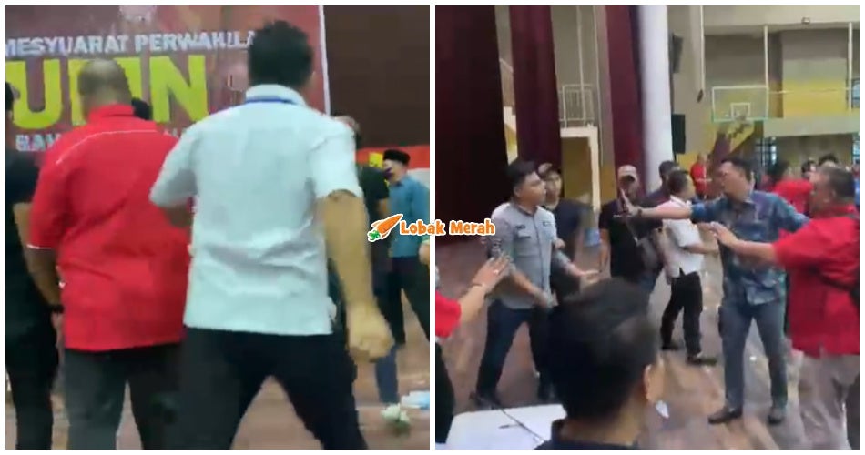Mesyuarat UMNO di Lahad Datu Kecoh, Penyokong Bergaduh Sesama Sendiri ... Mesyuarat UMNO di Lahad Datu Kecoh, Penyokong Bergaduh Sesama Sendiri ...