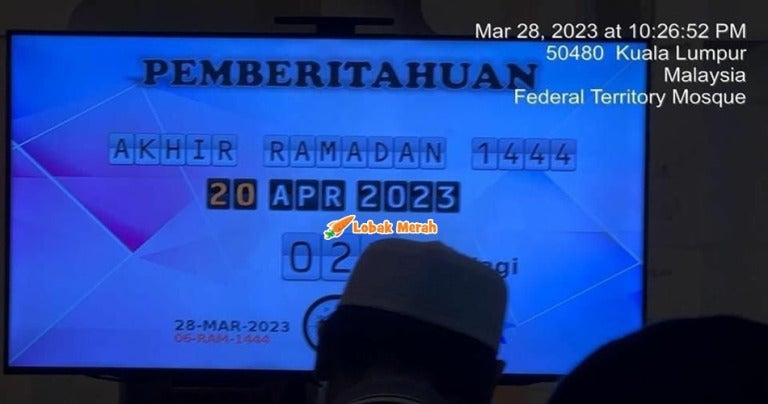 "Raya mengejut lagi ke?"- Tular Gambar Tarikh Akhir Ramadan 20 April ...