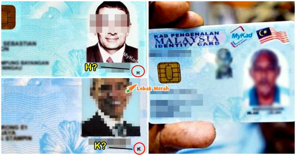 Ada Huruf K & H, Ini Perbezaan Kad Pengenalan Orang Sabah & Sarawak ...