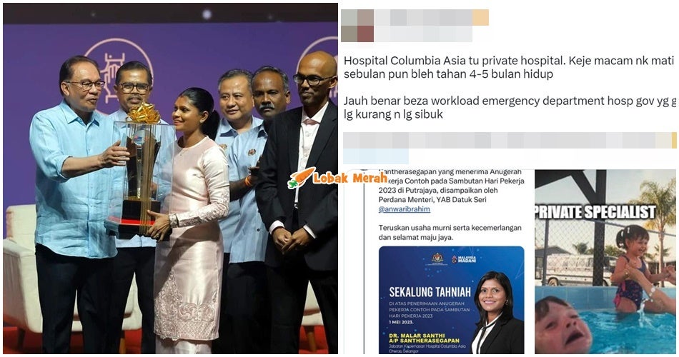 Dr Malar Terima Anugerah Pekerja Contoh 2023, Tapi Ramai Netizen Panas ...