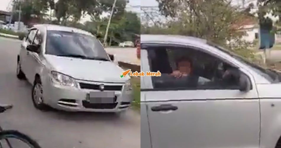 [VIDEO] Lagi Kes Budak Bawah Umur Berani Pandu Kereta Sendiri Di Jalan Sesak - Lobak Merah