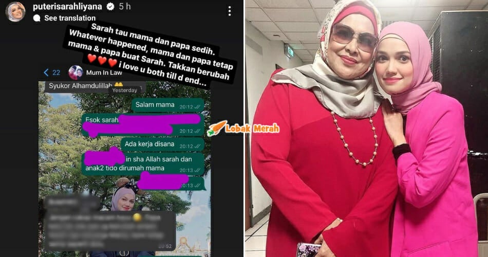"I love u both till the end" - Puteri Sarah Masih Dianggap Sebagai ...