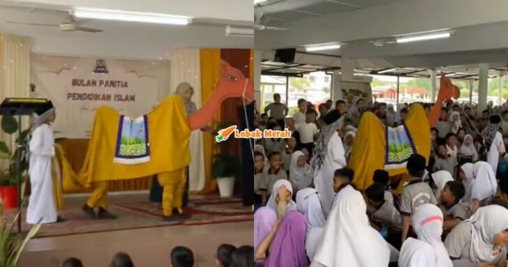 “Siapa punya idea ni?” - Comel! Netizen Puji ‘Costume’ Unta Pelajar ...