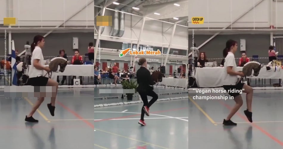 "Macam kuda kepang je"- Pertandingan Vegan Horse Riding Di Finland Ini ...