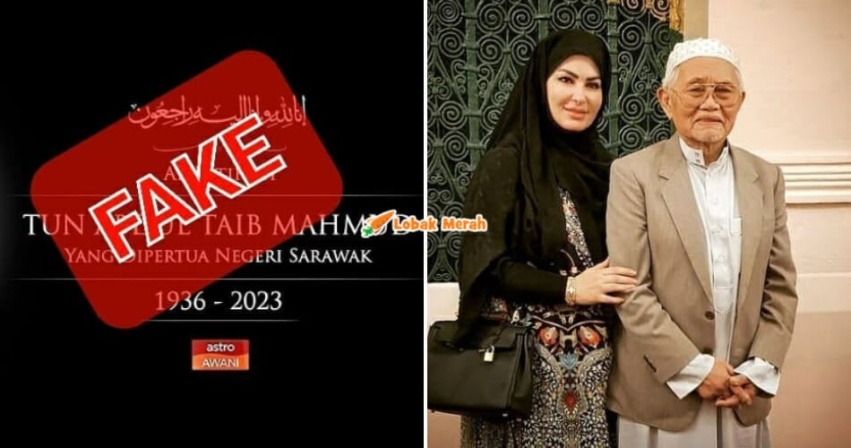 Isteri Nafi Tun Abdul Taib Mahmud Dah Meninggal Dunia, Kecewa Tindakan Pihak Tak ...