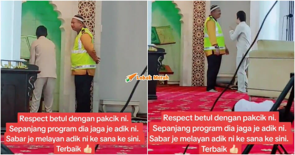 Mulia Hati Abang Tengokkan Adik Tu Ahli Kariah Masjid Jaga Pemuda