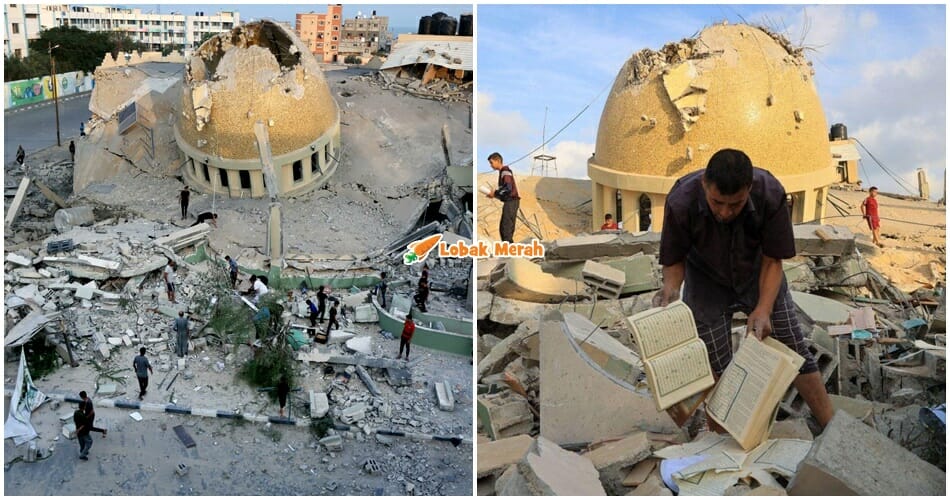 Masjid Di Palestin Hasil Dana Rakyat Malaysia Musnah Dibedil Israel ...