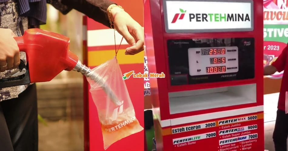 Jual Air Teh O Ais Dengan Konsep Pam Minyak, Kedai Minuman Di Indonesia ...