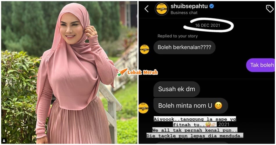 Dituduh Bercinta Dengan Shuib Masa Arwah Siti Sarah Masih Ada, Watie Tayang Bukti DM - Lobak Merah