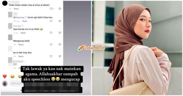 "Bawa mengucaplah" - Netizen Makin Melampau, Samakan Nisa AI Dengan Tuhan Pula? - Lobak Merah