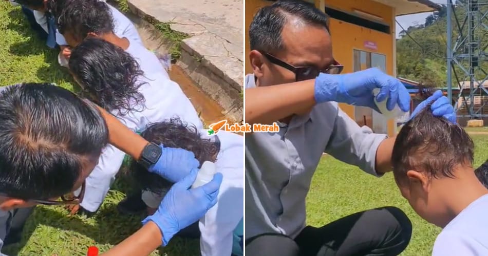 “Tugas kami bukan sekadar mendidik”- Terharu! Guru Cuci Rambut & Bersihkan Kutu Di Kepala Murid ...