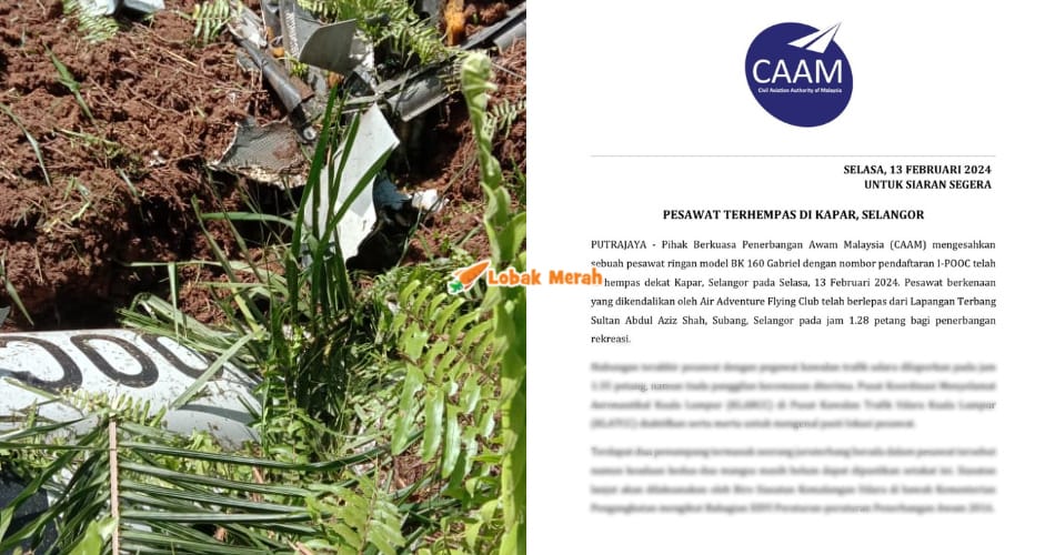 [TERKINI] CAAM Sahkan Ada 2 Penumpang Termasuk Juruterbang Dalam Nahas Pesawat Terhempas Di ...