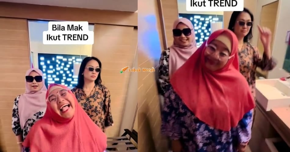 "Alamak Raya Lagi"- Mak-Mak Ikut Trend TikTok Parodi Lagu De Fam Buat Netizen Terhibur - Lobak Merah