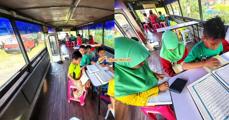 Ubah Suai Bas Lama Jadi Pusat Mengaji Al-Quran, Usaha Sekumpulan Anak ...