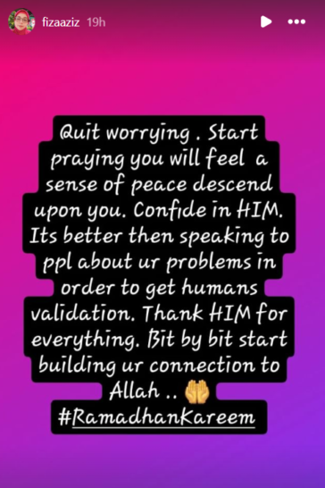 "Mengadulah kepada-Nya" - Ibu Aliff Aziz Titip Pesanan Menyentuh Hati ...