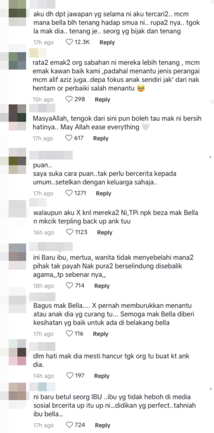 “Ini baru betul seorang ibu” - Netizen Puji Cara Ibu Bella Astillah ...