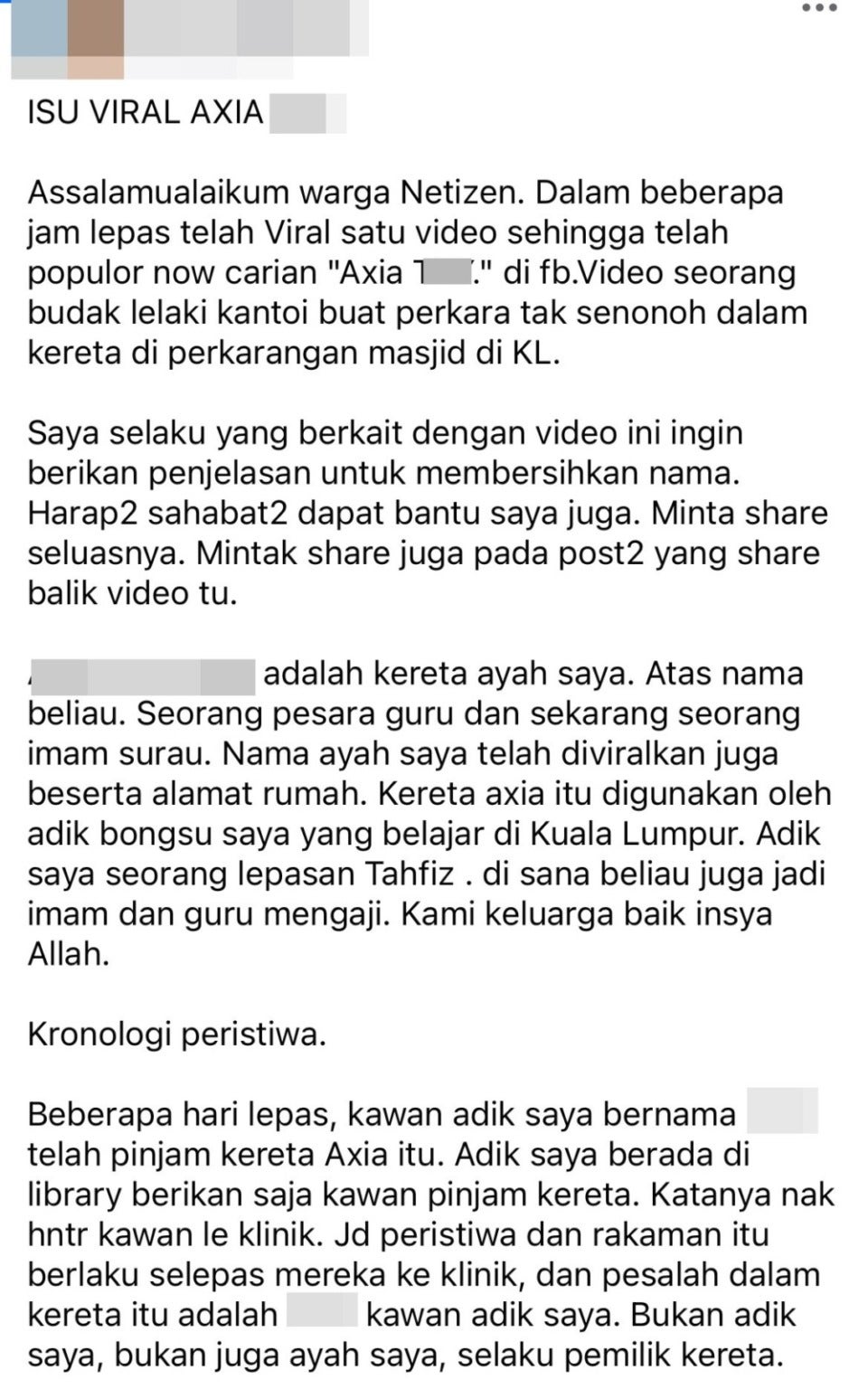 "Haritu Axia merah..." - Pasangan Kantoi Buat 'Projek' Dalam Kawasan ...