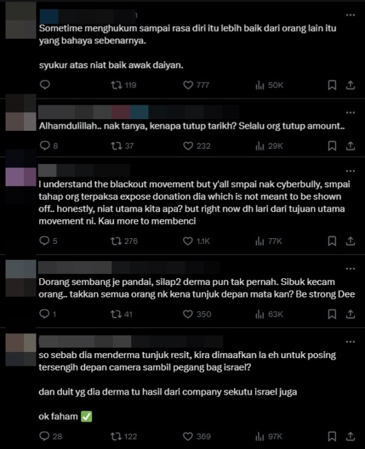 Tersenarai Dalam Blockout 2024, Daiyan Trisha Pertahan Diri Tunjuk ...