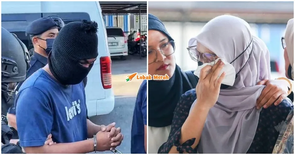 Anak Sabari Menangis Sebaik Lihat Suspek Kes B*nuh Bapa Tiba Di Mahkamah - Lobak Merah