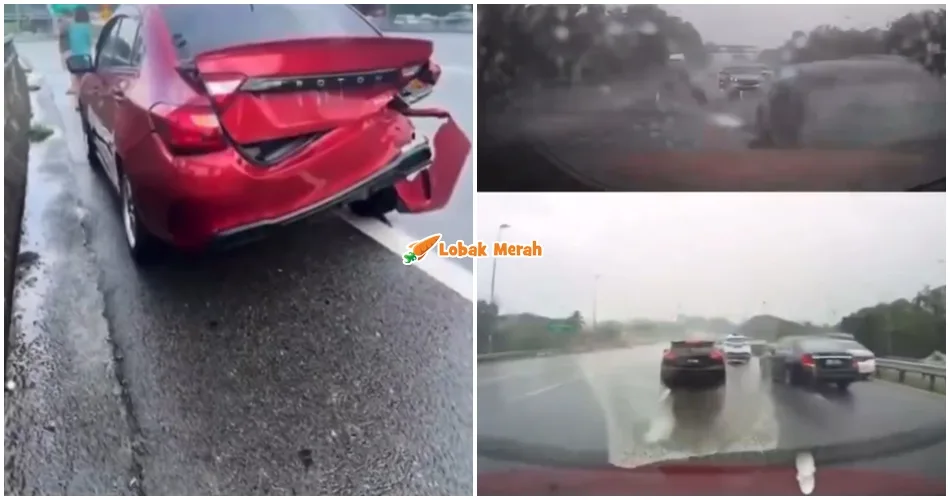 PDRM Siasat Kenderaan Polis Yang Mengiring VIP Rempuh Kenderaan Awam - Lobak Merah